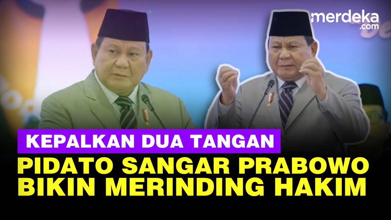 Pidato Sangar Prabowo Kepalkan Dua Tangan di Podium, Beri Pesan Tegas ...