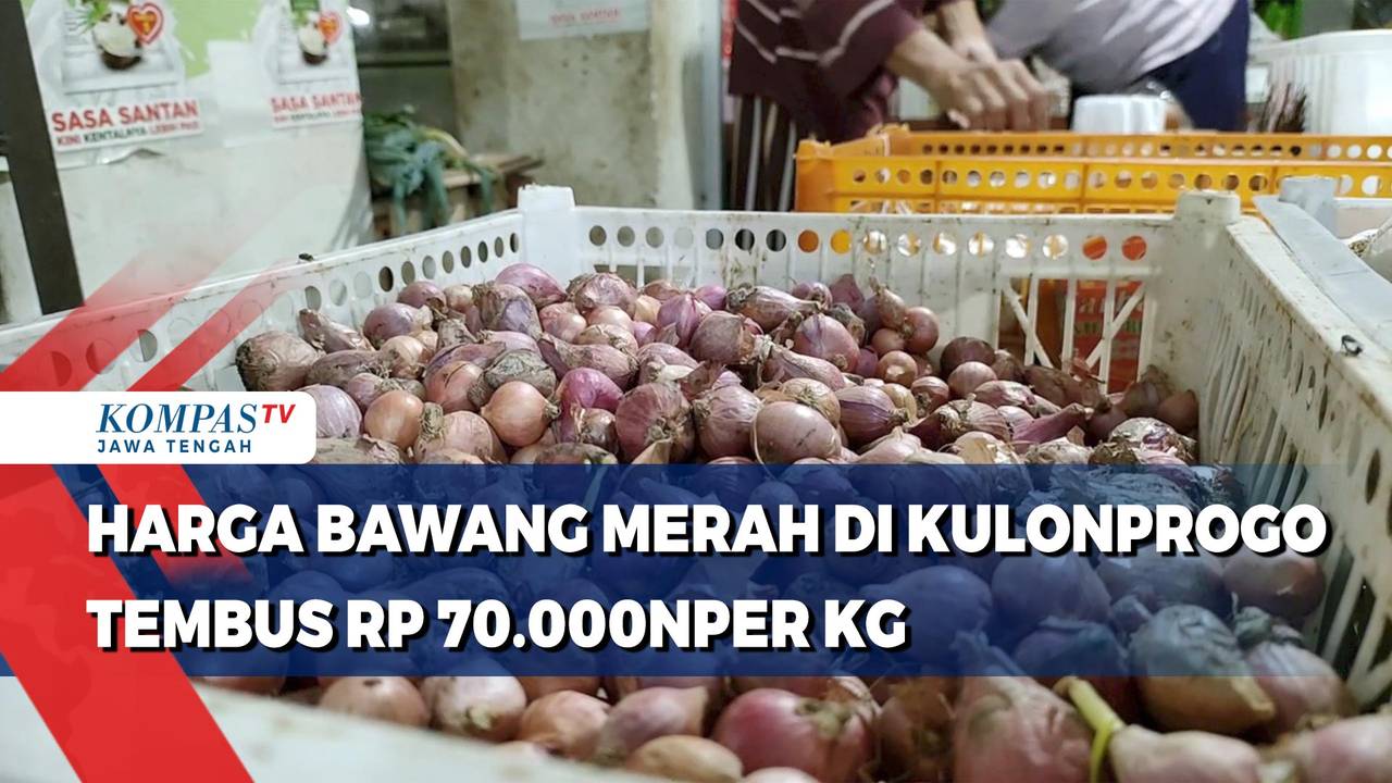 Harga Bawang Merah di Kulon Progo Tembus Rp 70.000 Per Kg - Kompas TV | Vidio