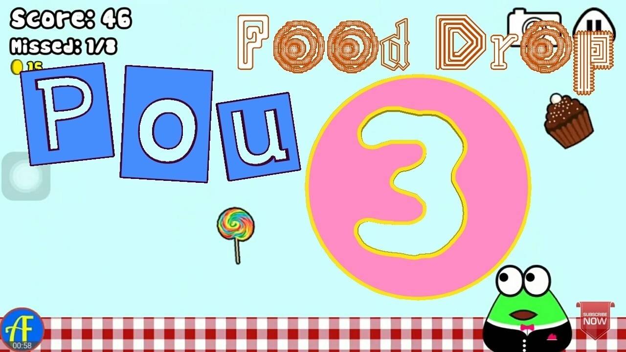 Pou Food Drop Part 3 | Vidio