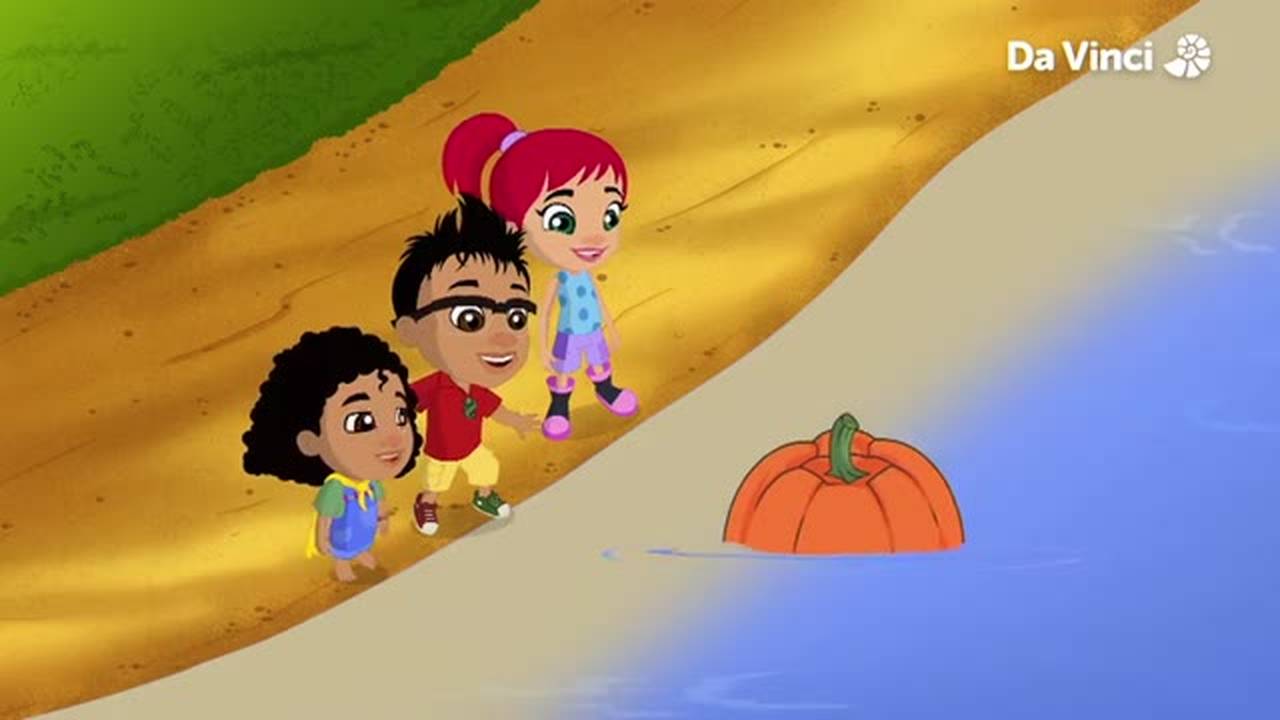 Darwin & Newts - Ep 14 - Pumpkin Pulley - How a Pulley Works (2022) | Vidio