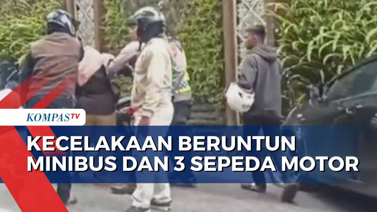 Kronologi Kecelakaan Beruntun di Padang, Libatkan Minibus dan 3 Sepeda ...