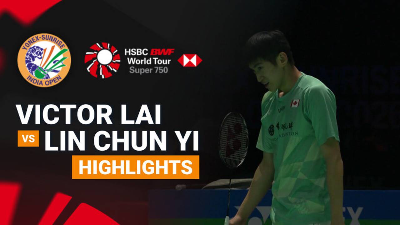 Victor Lai (CAN) vs Lin Chun Yi (TPE) - Highlight | YONEX-SUNRISE India ...