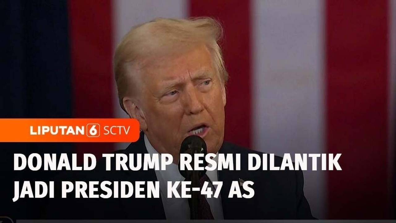 Donald Trump Resmi Dilantik Jadi Presiden: Zaman Keemasan Amerika ...