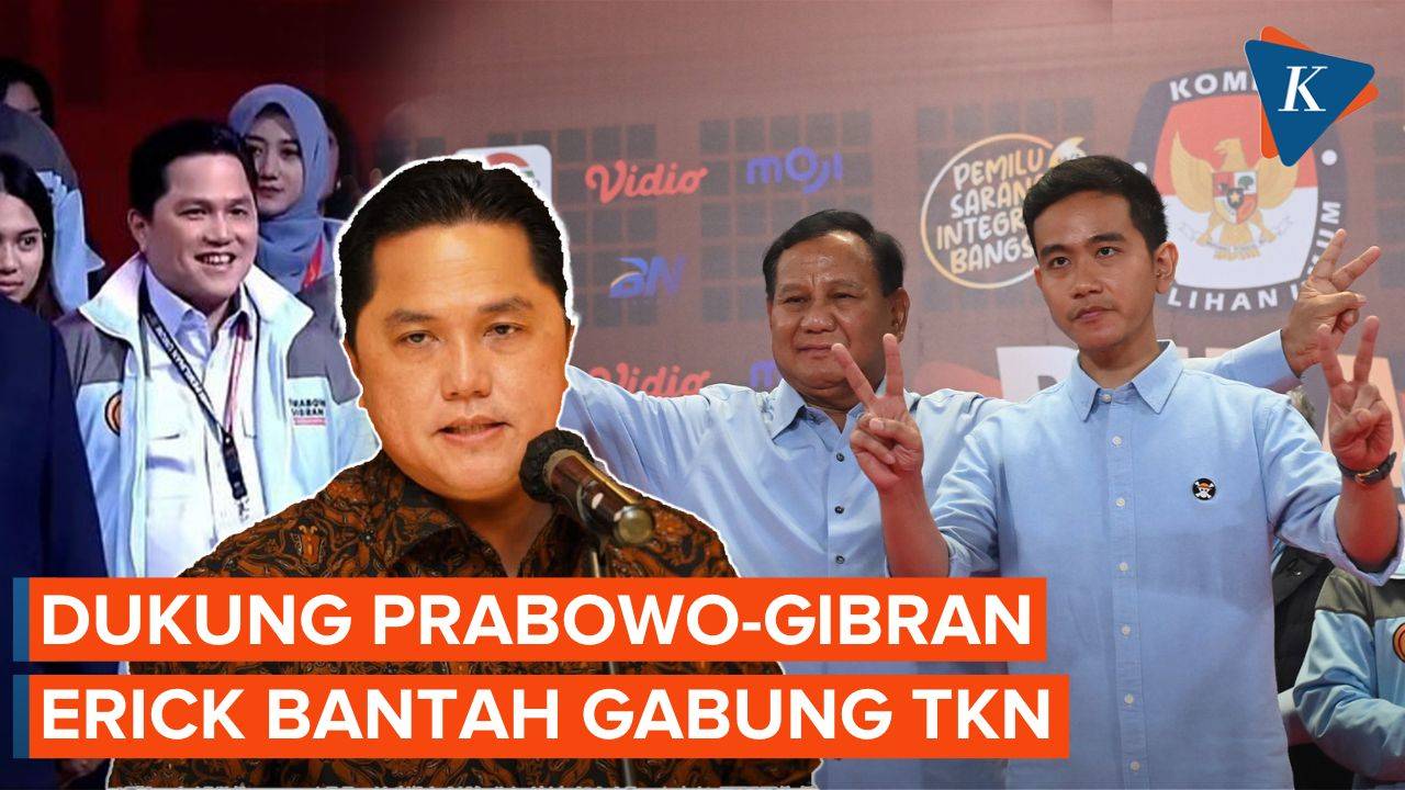 Erick Thohir Ungkap Alasan Berlabuh Dukung Prabowo-Gibran - Kompascom ...