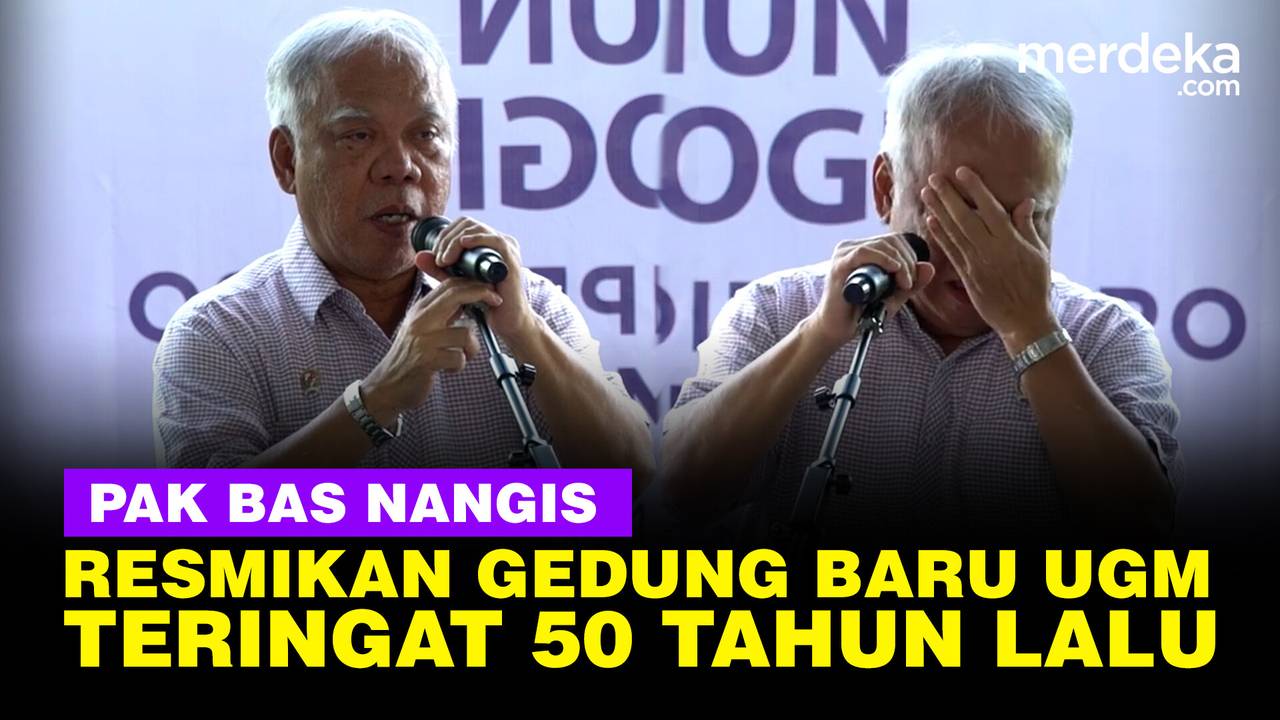 Pecah Tangis Menteri PUPR Basuki Resmikan Gedung Baru UGM, Ingat ...