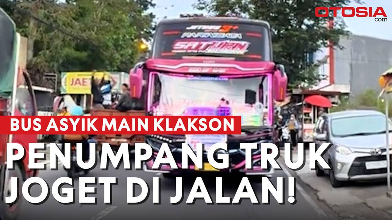 Berpapasan Dengan Bus yang Main Telolet, Bikin Jalanan Jadi Panggung ...