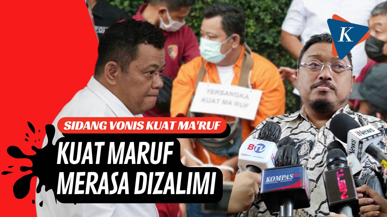 Divonis 15 Tahun Kuat Maruf Kecewa dan Merasa Dizalimi - Kompascom | Vidio