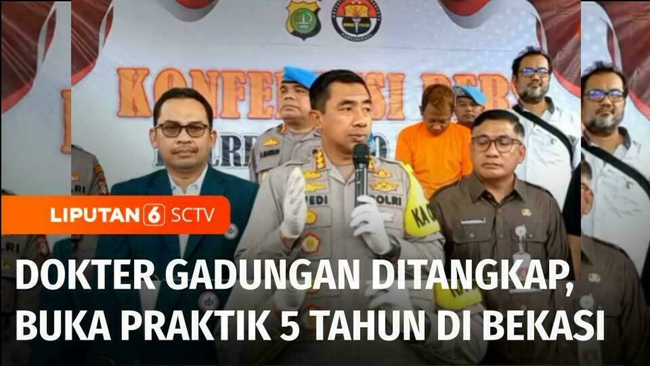 Dokter Gadungan di Bekasi Ditangkap Setelah Buka Praktik Selama Lima ...