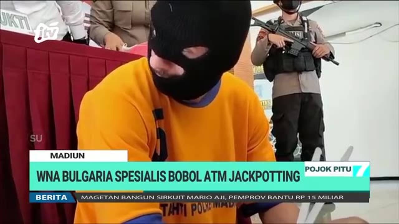 WNA Bulgaria Spesialis Bobol ATM Jackpotting - POJOK PITU - JTV | Vidio