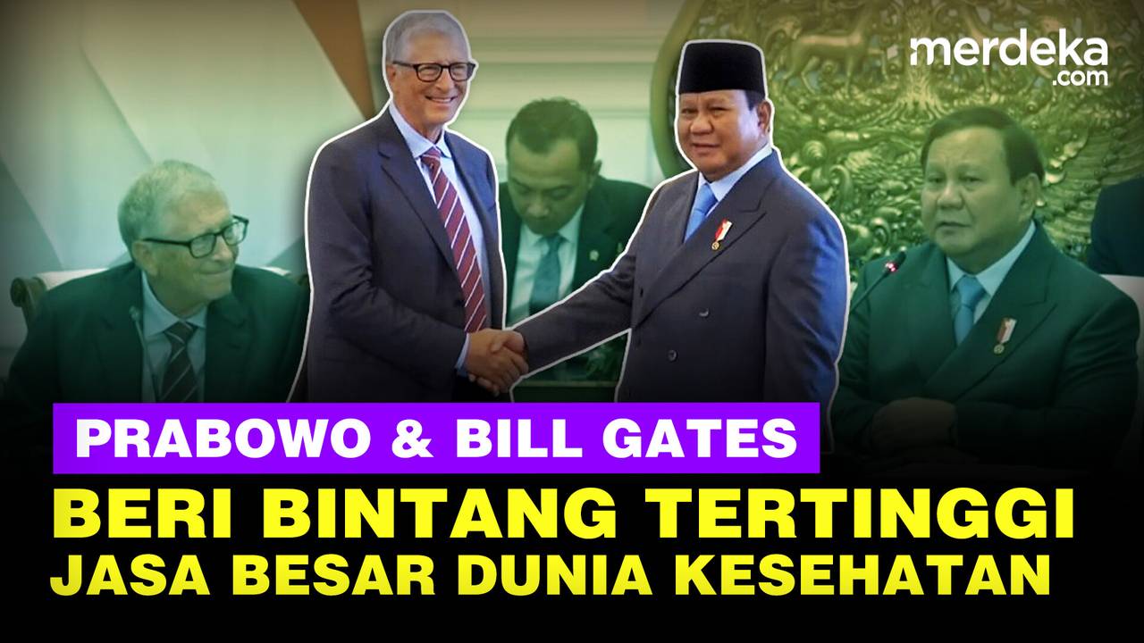 Prabowo Beri Bill Gates Bintang Tertinggi September 2025, Akui Jasanya ...