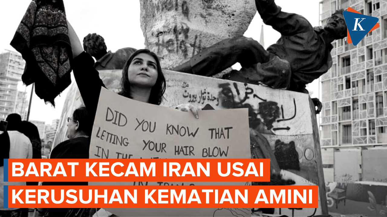 Barat Kompak Kecam Kekerasan Aparat Iran pada Pengunjuk Rasa - Kompascom