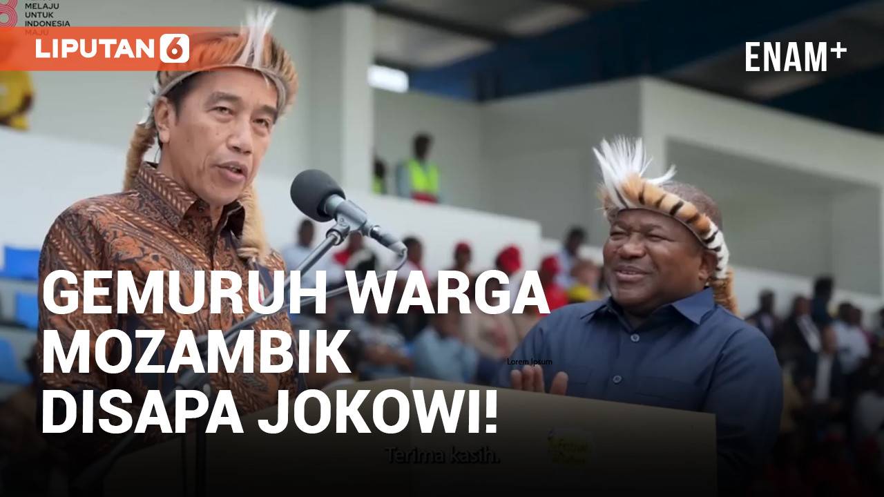 Merakyat, Jokowi Pakai Ikat Kepala Tradisional Afrika - LiputanEnam | Vidio