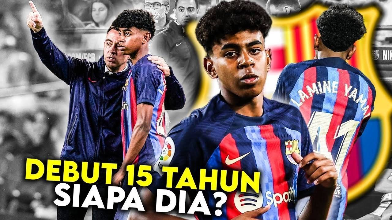 DEBUT UNTUK BARCELONA DI USIA 15 TAHUN, SIAPA SEBENARNYA LAMINE YAMAL ...