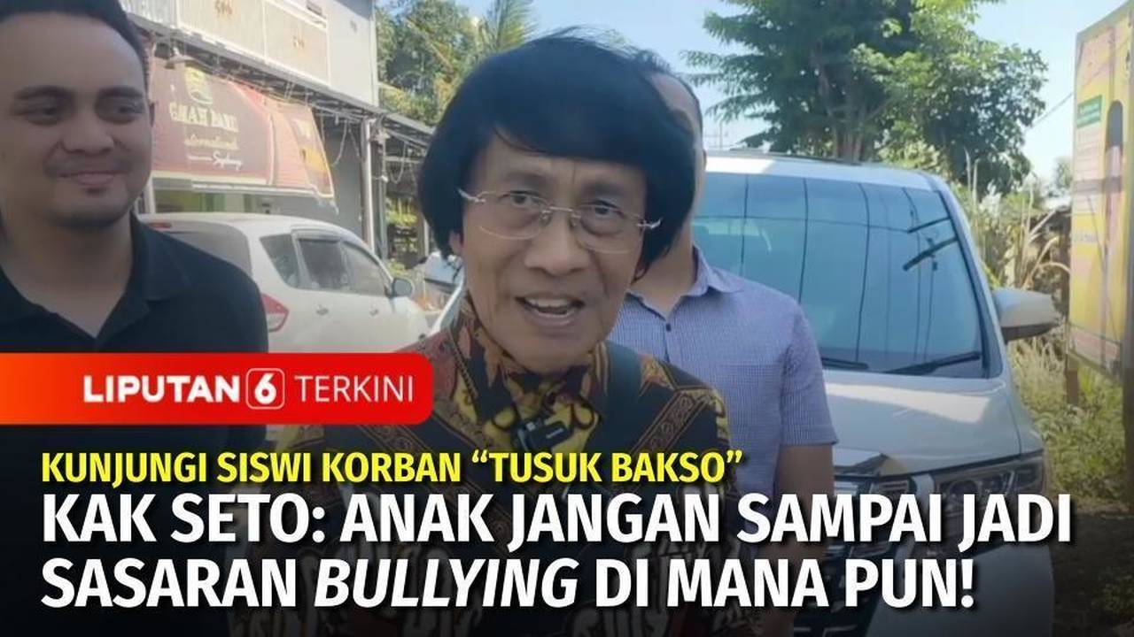 Kak Seto Tegaskan Jangan Sampai Anak Menjadi Sasaran Bullying | Liputan ...