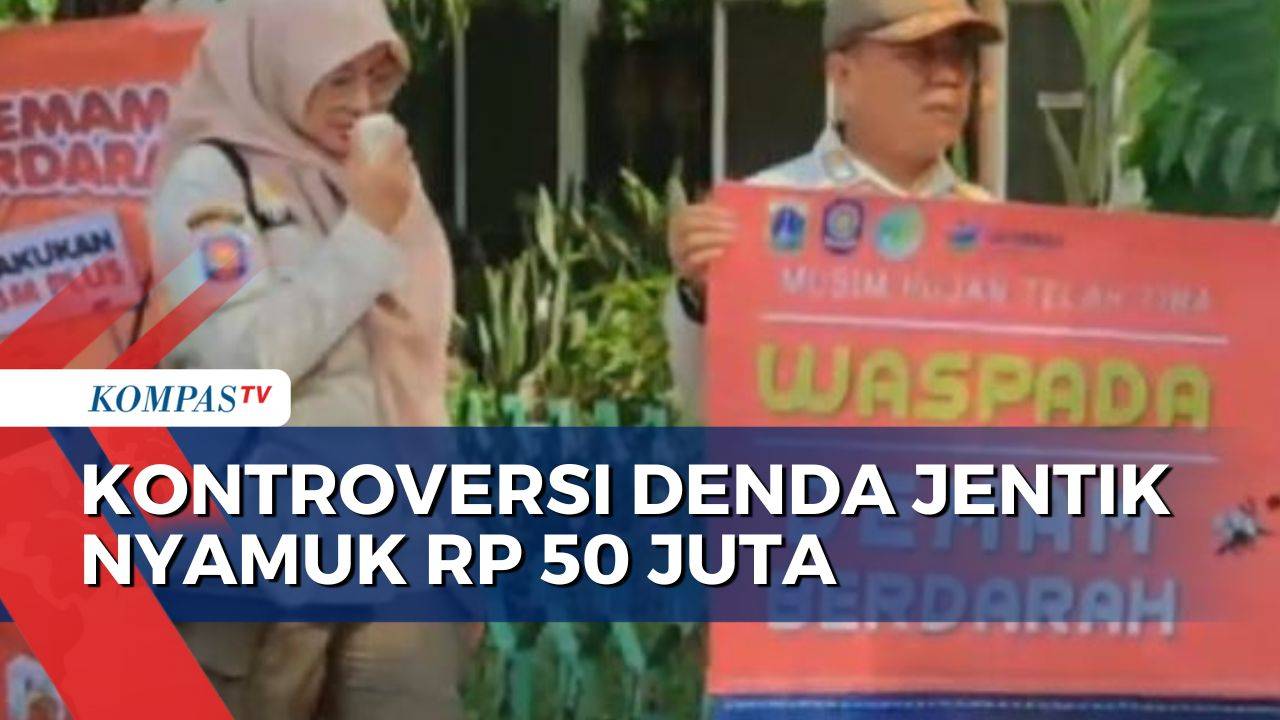 Kontroversi Denda Jentik Nyamuk Rp 50 Juta - Kompas TV | Vidio
