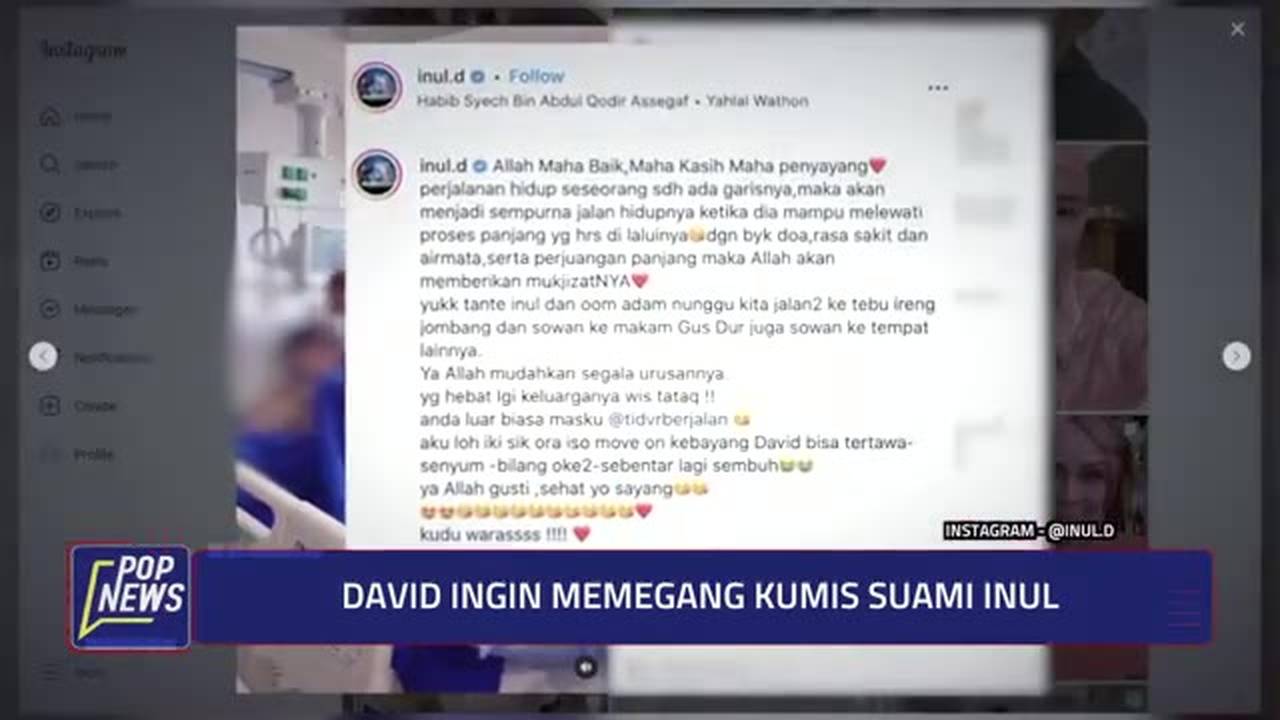 David Ozora Kesampaian Pegang Kumis Adam Suseno, Inul Daratista Ikut ...