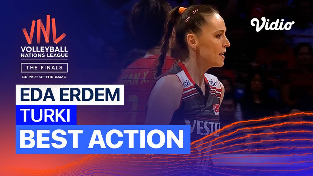 Best Action: Eda Erdem | Women’s Volleyball Nations League 2023 | Vidio