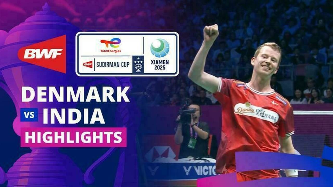 Denmark vs India - Highlights | Sudirman Cup 2025 | Vidio