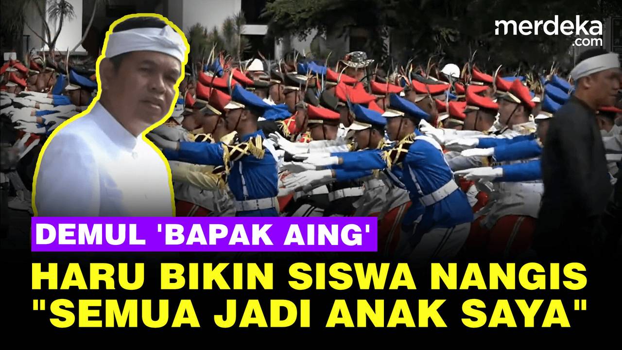 Mengharukan Ucapan Demul 'Bapak Aing' ke Anak Tak Dijemput Orangtua: Semua Jadi Anak Saya ...