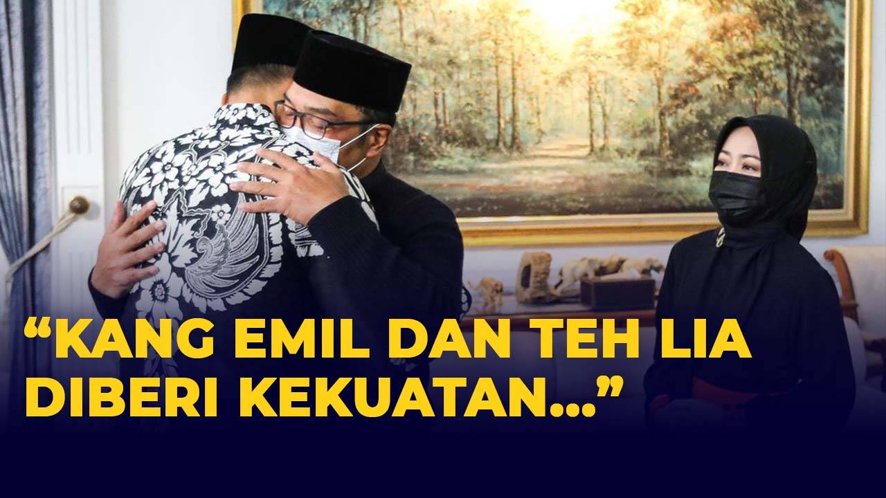 AHY Peluk Ridwan Kamil Saat Takziah ke Gedung Pakuan - Kompas TV | Vidio