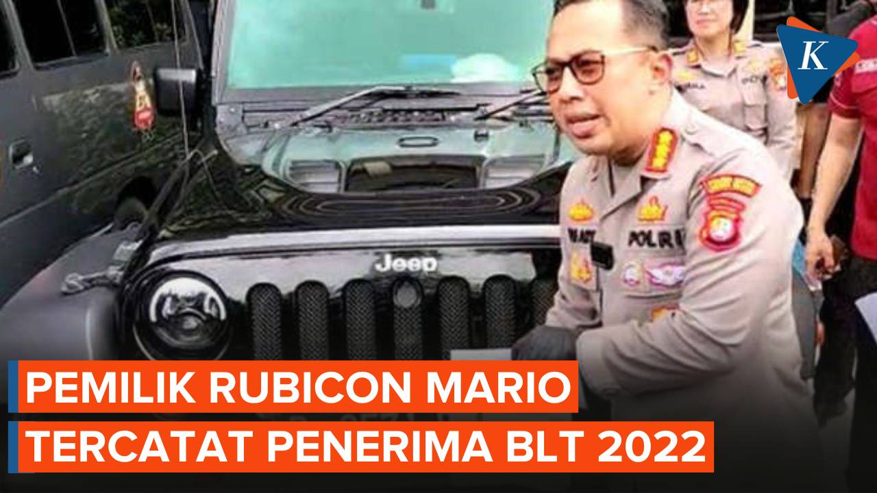 Pemilik Rubicon Mario Tercatat sebagai Penerima BLT 2022, Kok Bisa ...