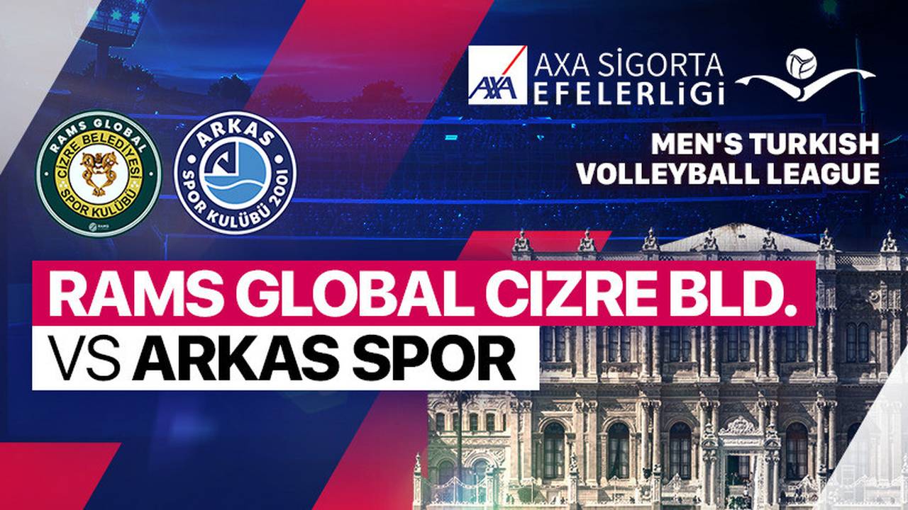 Rams Global Cizre Bld. vs Arkas Spor - Full Match | Men's Turkish ...