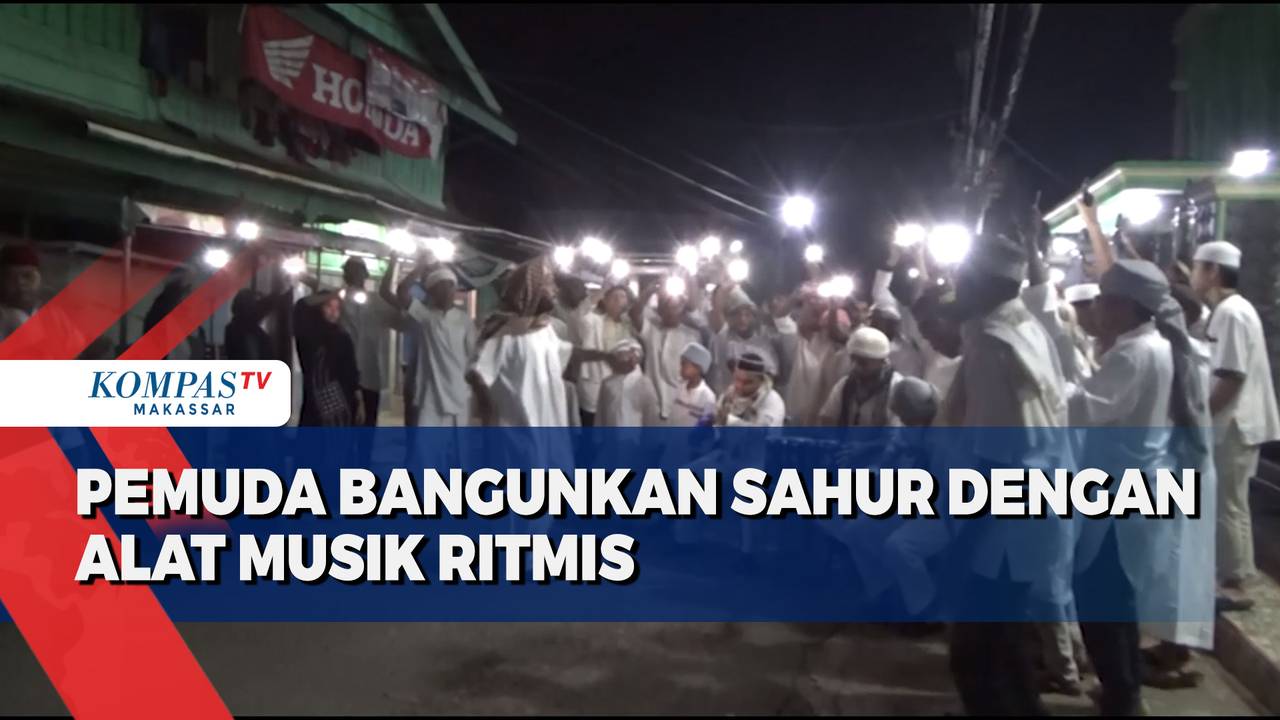 Pemuda Bangunkan Sahur Dengan Alat Musik Ritmis - Kompas TV