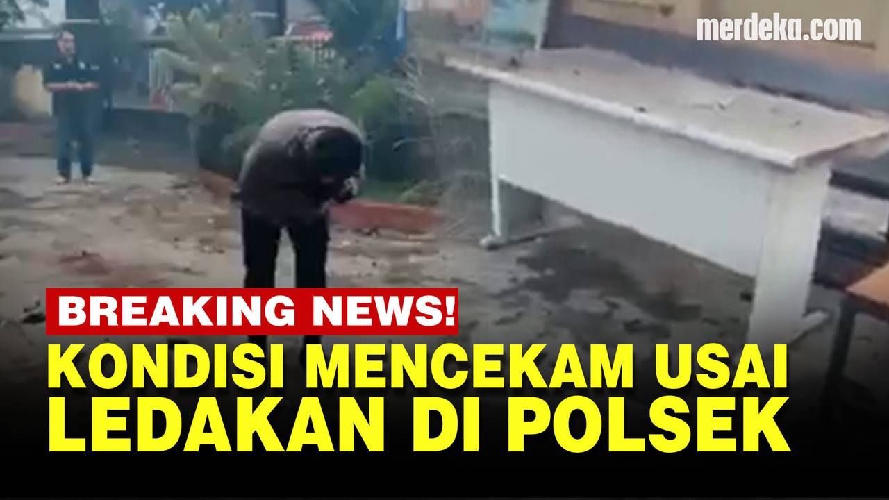 Detik-Detik Mencekam Setelah Ledakan Diduga Bom Bunuh Diri di Polsek ...