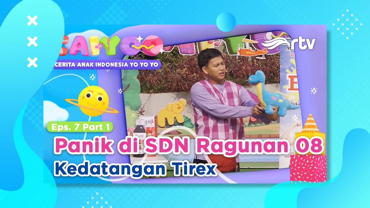 TIREX TIREX TIREX MAMPIR KE SEKOLAH | CAIYOO RTV (Episode 7 part 1) | Vidio