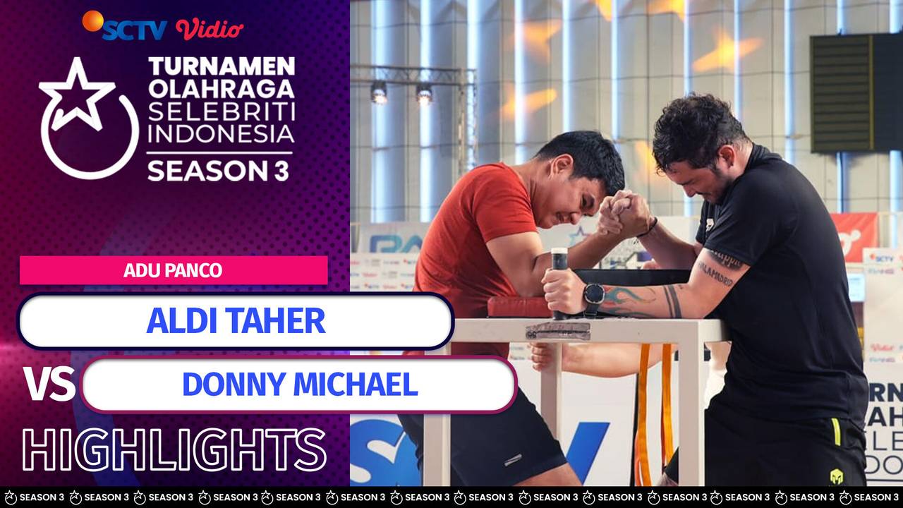 Aldi Taher VS Donny Michael - Highlights Adu Panco | TOSI Season 3 | Vidio