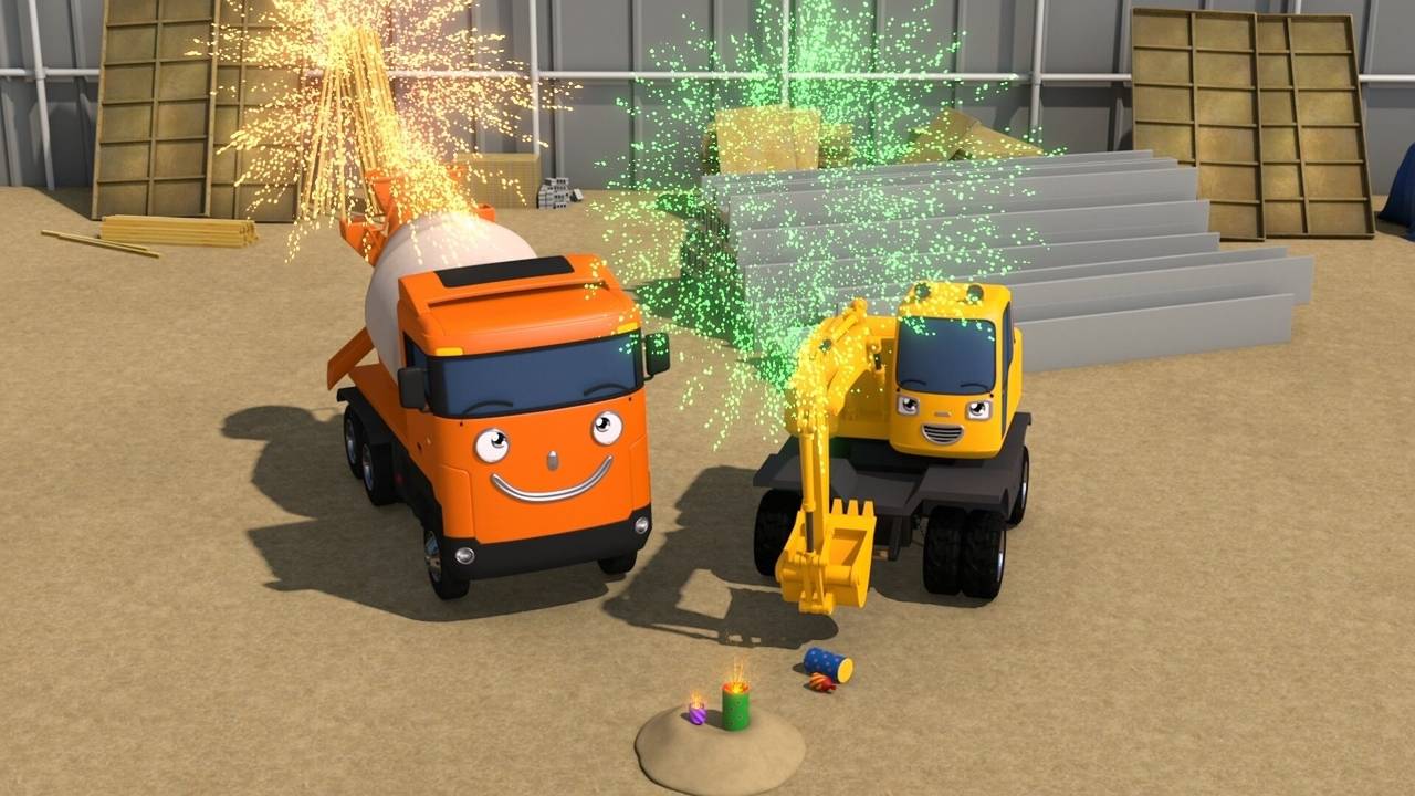 The Super Rescue Team - Ep 08 - Fire Truck Frank! The Heavy Vehicles ...