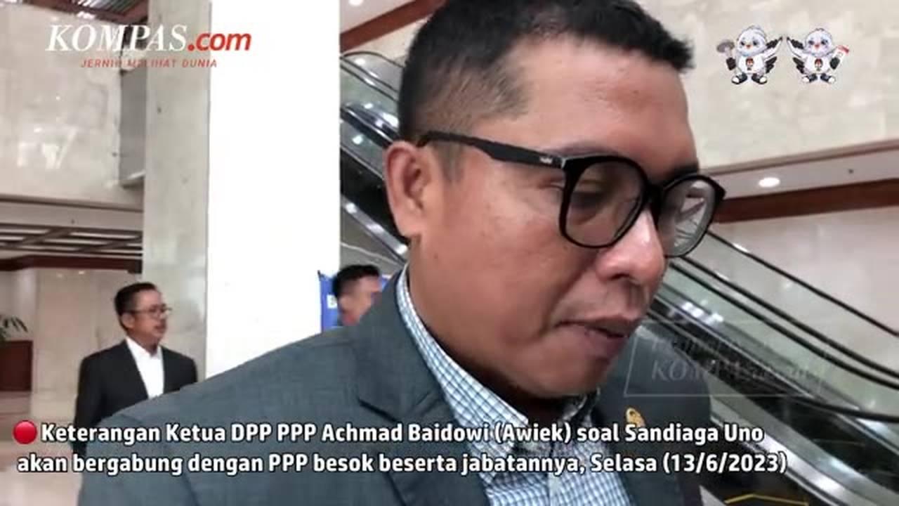 Sandiaga Resmi Gabung Besok, PPP Siapkan Posisi Terhormat - Kompascom | Vidio