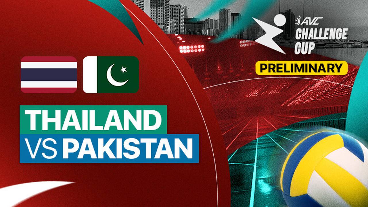 Thailand vs Pakistan - Full Match | AVC Challenge Cup for Men 2024