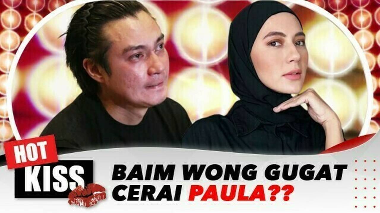 Sambil Menangis! Baim Wong Gugat Cerai Paula Verhoeven Karena Ada Orang ...