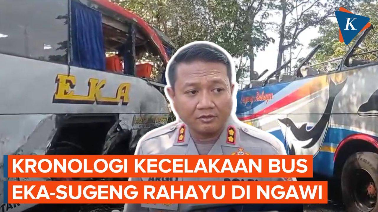 Kronologi Kecelakaan Maut Bus Sugeng Rahayu Vs Eka di Ngawi - Kompascom ...