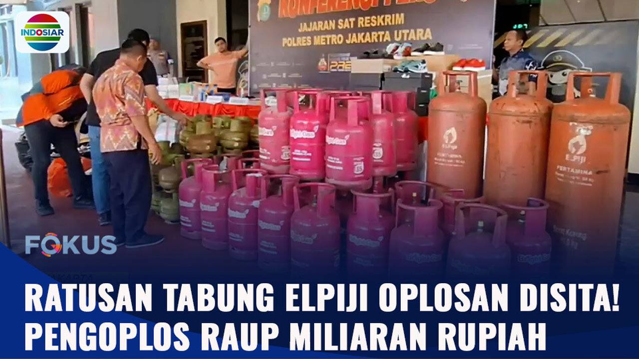 Polisi Gerebek Lokasi Pengoplosan Gas di Kelapa Gading, Ratusan Tabung ...
