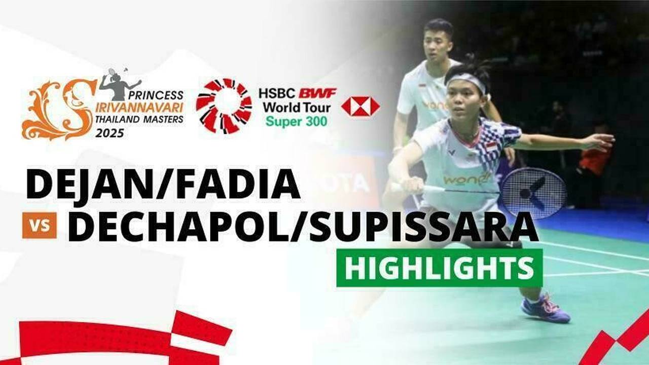 Dejan Ferdinansyah/Siti Fadia Silva Ramadhanti (INA) vs Dechapol Puavaranukroh/Supissara ...