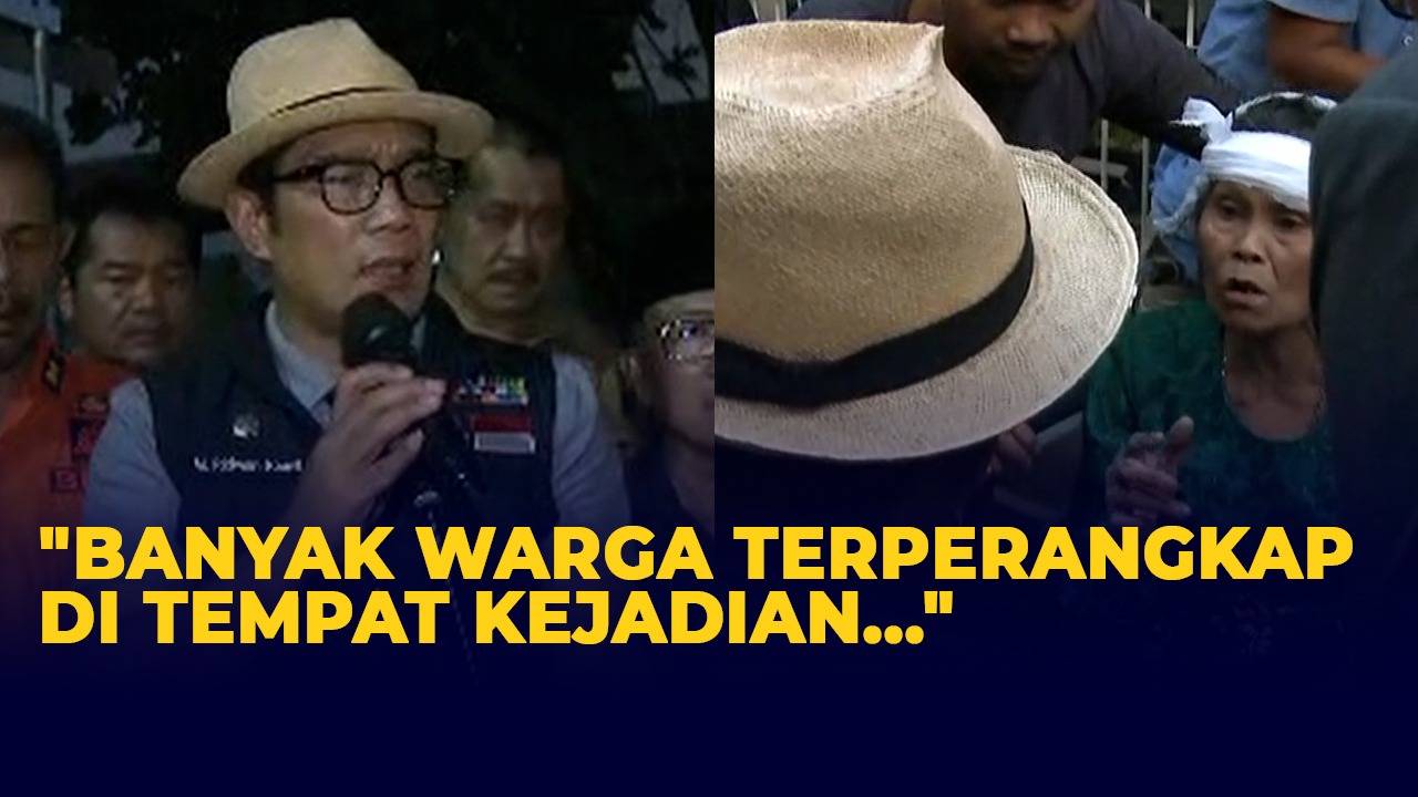 Ridwan Kamil Tinjau Penanganan Gempa di RSUD Cianjur: Banyak Warga Terperangkap di Tempat ...
