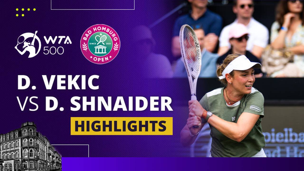 Donna Vekic vs Diana Shnaider - Highlight | WTA 500: Bad Homburg Open 2025
