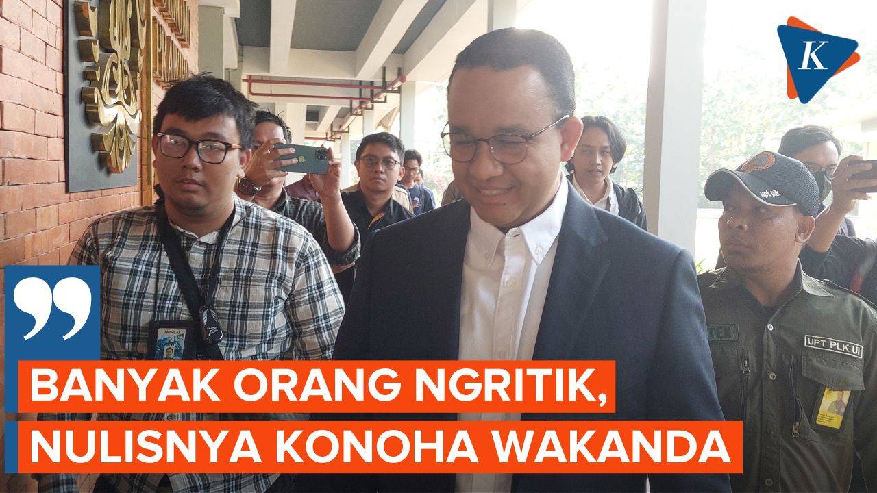 Anies: Orang Kalau Ngritik Sebutnya Konoha, Ini Demokrasi Enggak Sehat ...