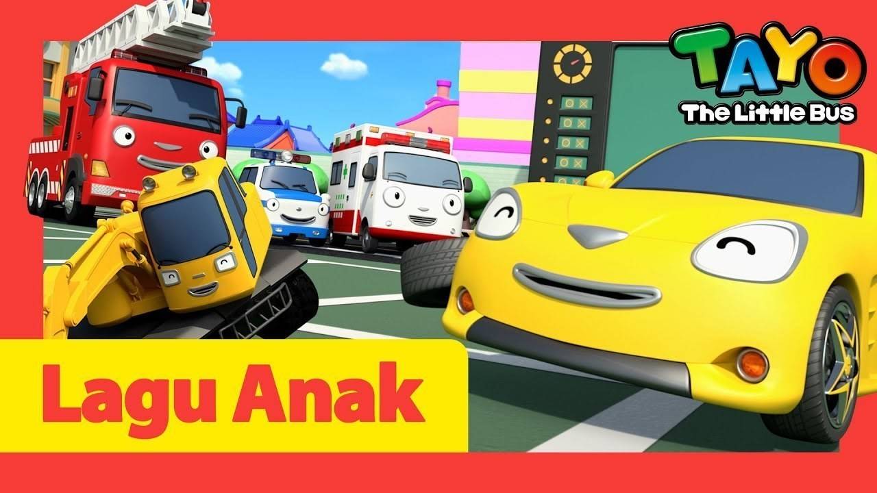 Lagu Terbaik Tayo - Ep 05 - Tim Penyelamat VS Tim Mobil Kuat (2022) | Vidio