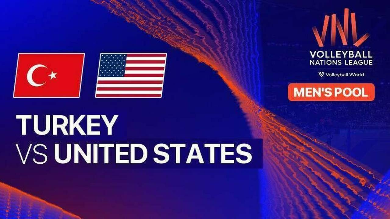 Men: Turkey vs United States - Full Match | Volleyball Nations League 2025