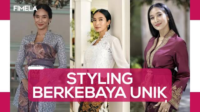 Style Unik Berkebaya Ala Happy Salma | Enamplus