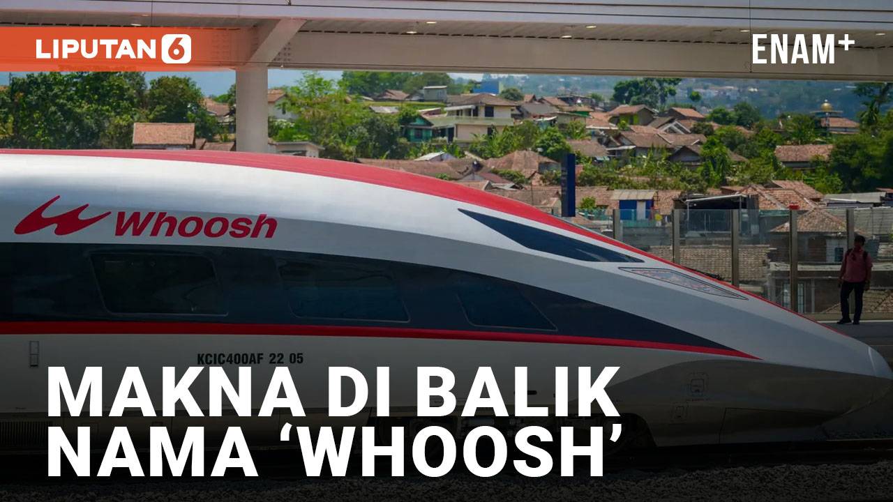Resmi Beroperasi, Ini Makna Logo dan Nama Kereta Cepat Jakarta-Bandung 'Whoosh' - LiputanEnam ...