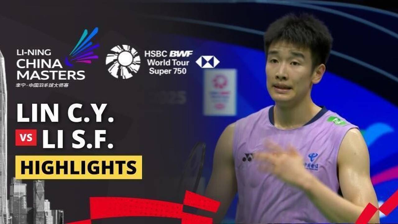 Lin Chun Yi (TPE) vs Li Shi Feng (CHN) - Highlight | LI-NING China ...