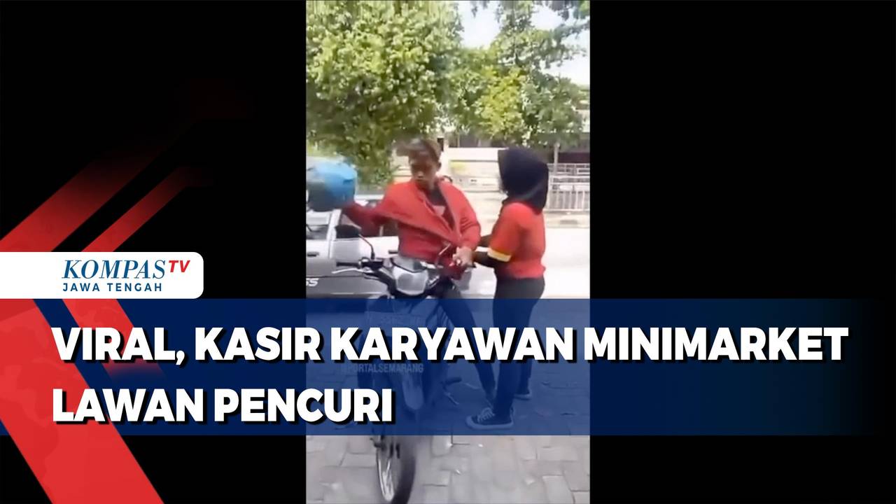 Viral, Aksi Kasir Karyawan Minimarket Lawan Pencuri - Kompas TV | Vidio