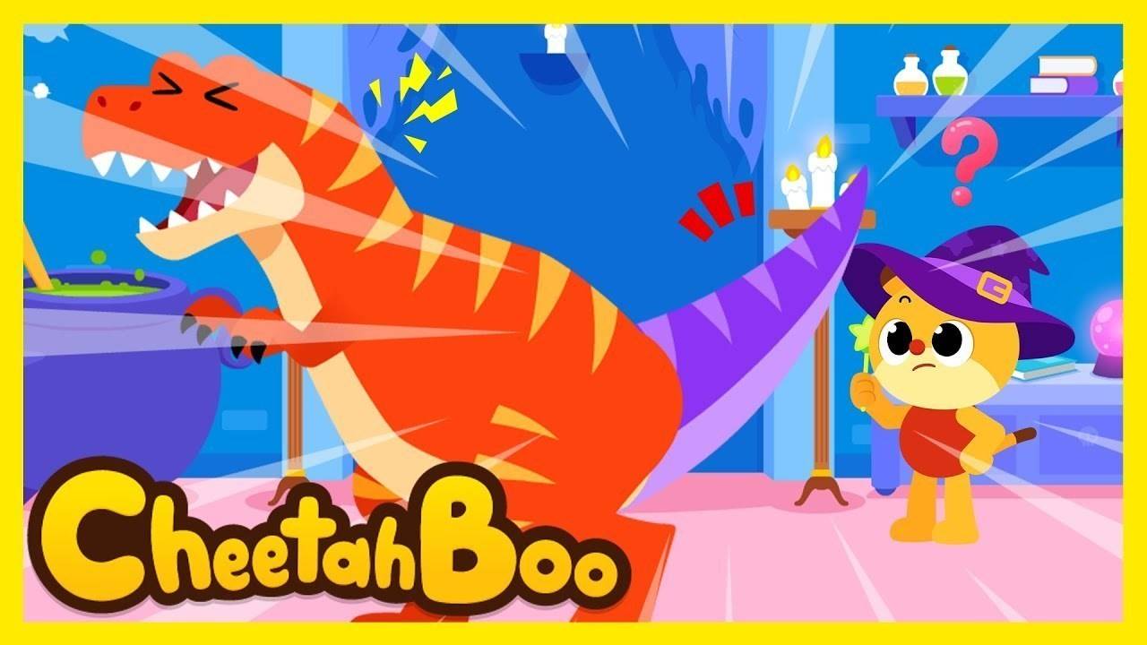 Cheetahboo - Cheetahboo Learn Color - Tyrannosaurus's tail is gone! Let ...