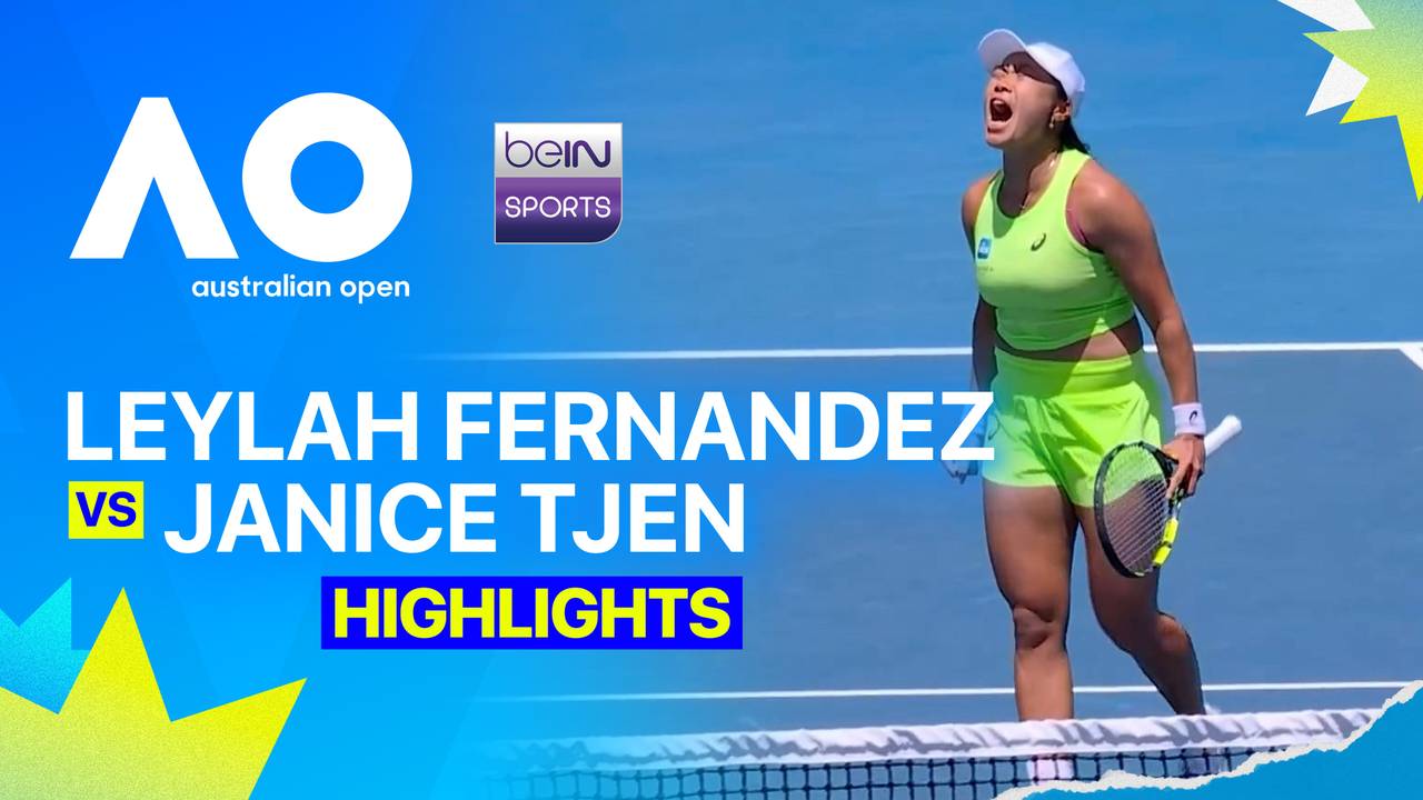 Leylah Fernandez (CAN) vs Janice Tjen (INA) - Highlight | Australian ...