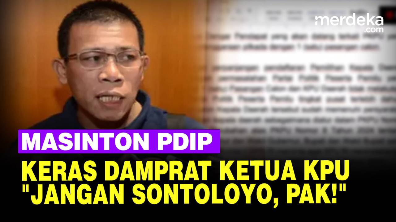Galak Masinton PDIP Marah 'Damprat' Ketua KPU di DPR: Jangan Sontoloyo ...