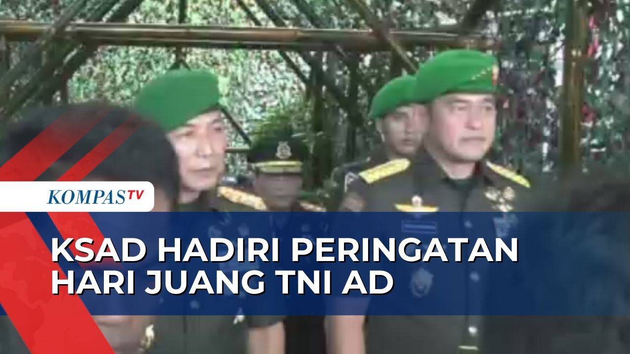 Hujan Deras Sempat Menguyur Peringatan Hari Juang TNI AD di Lapangan Karebosi Makassar! - Kompas ...